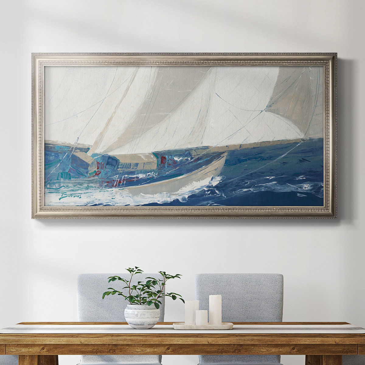 Breakwater Bay Port To Port - Single Picture Frame Painting on Canvas ...
