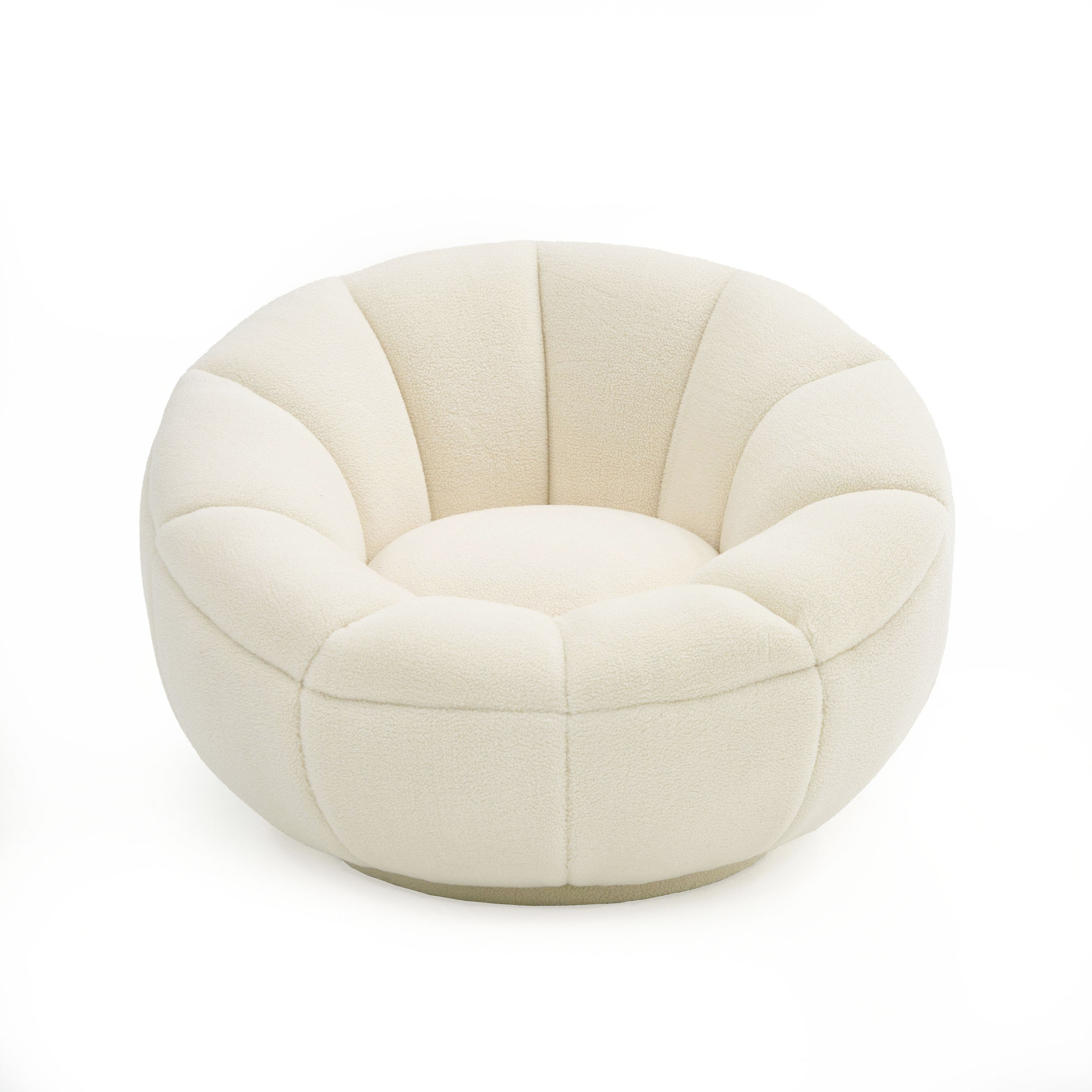 AllModern Arsenio Upholstered Swivel Barrel Chair & Reviews | Wayfair