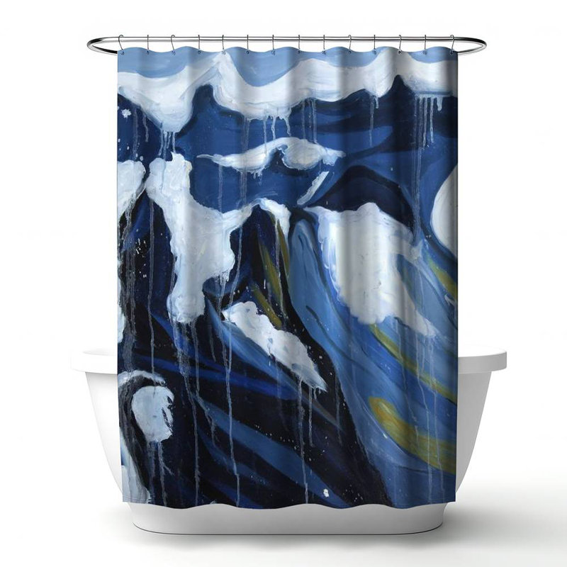 Begin Edition International Inc. Abstract Shower Curtain | Wayfair