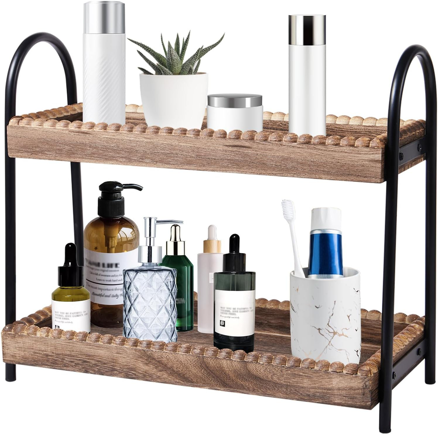 Ophelia & Co. Bathroom Countertop Organizer, 2 Tier Vanity Organizer ...