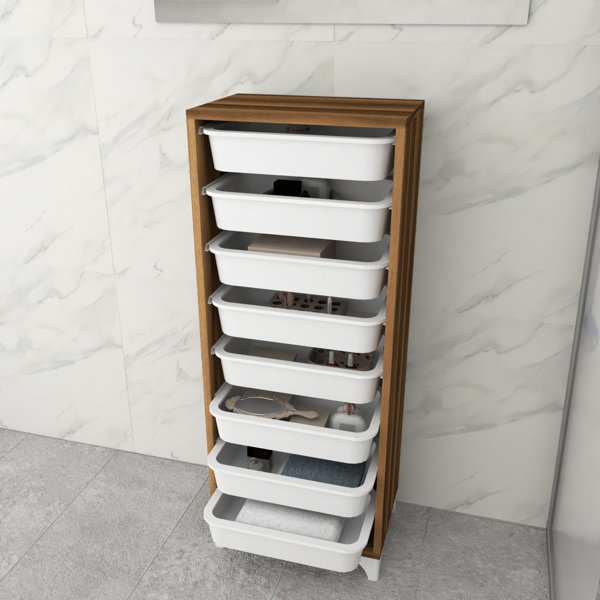 Isabelle & Max™ Manufactured Wood Walnut Toy Organizer with 8 Bins ...