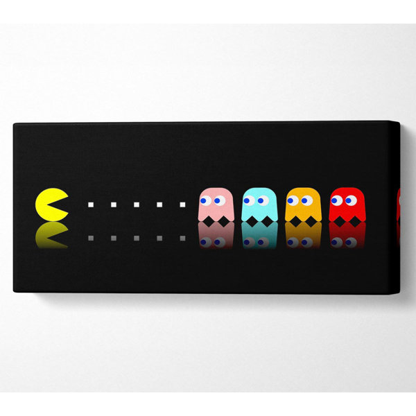 Bright Star Pacman Ghosts - Wrapped Canvas Art Prints | Wayfair.co.uk