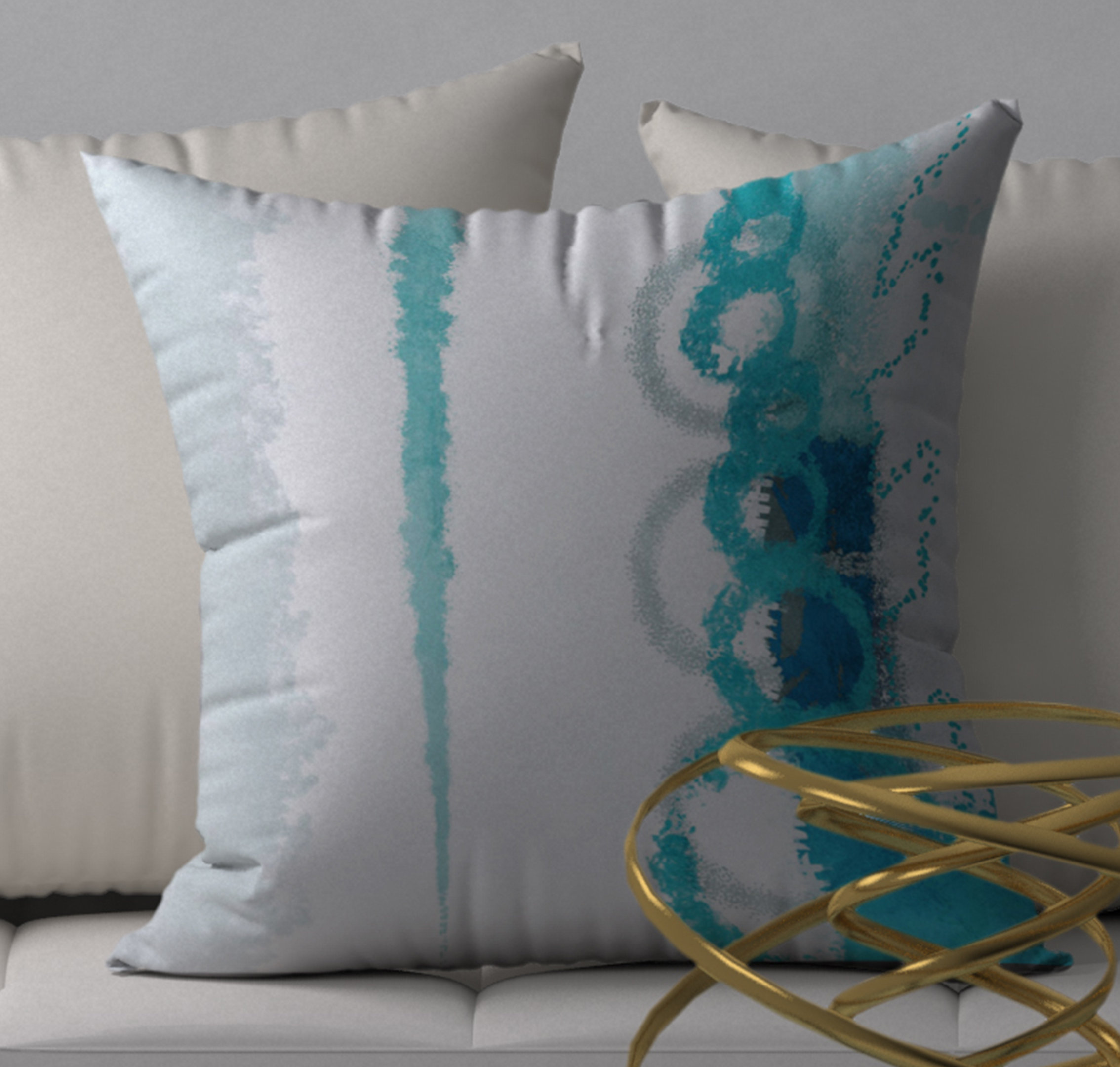 LeRoi Products Speed Clean Decorative Square Pillow Cover & Insert ...