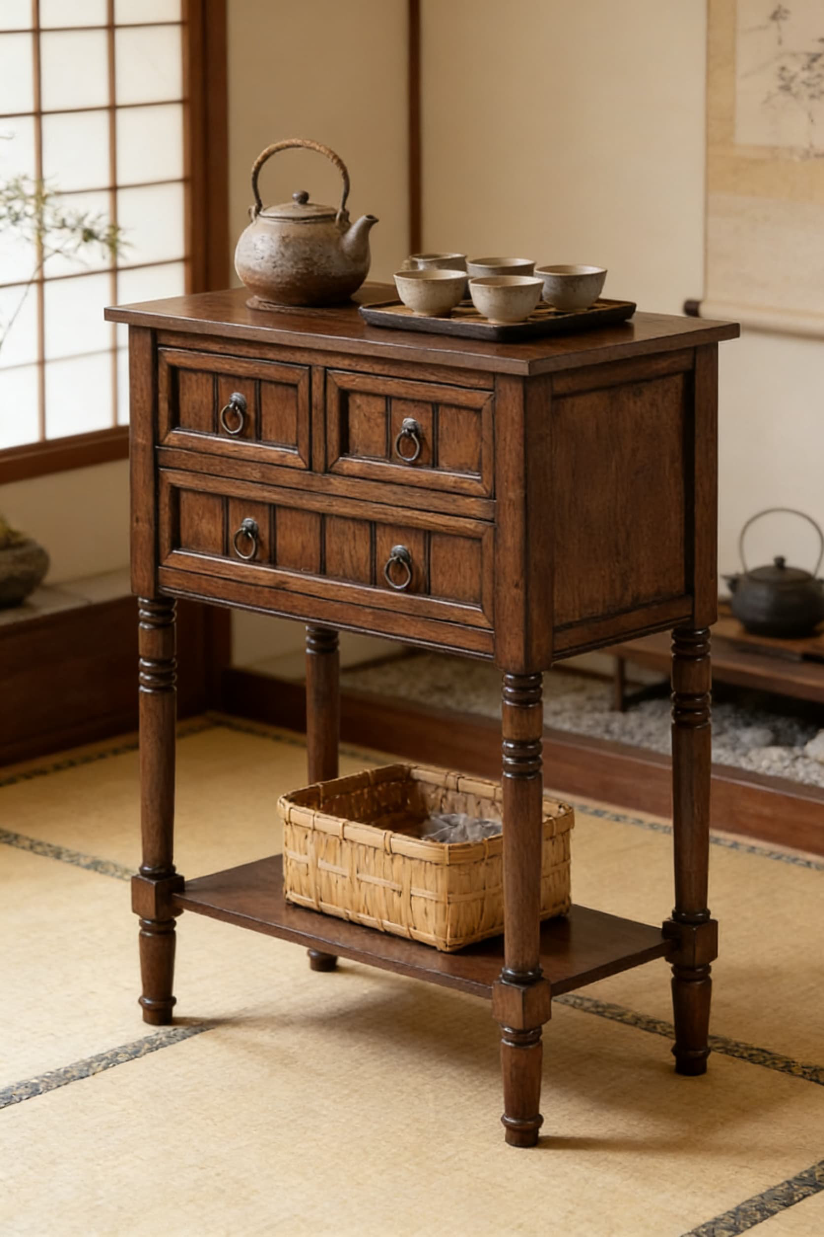 17 Stories Entryway Console Table With 3 Drawers And Shelf ...