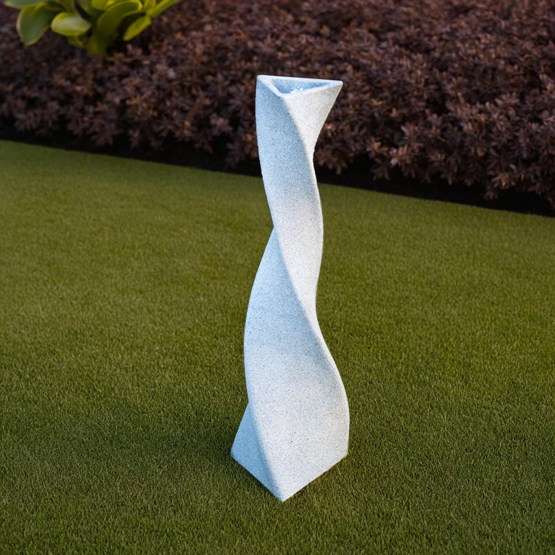 Wrought Studio™ Freestanding Twisted Pilar Modern Water Fountain, | Wayfair