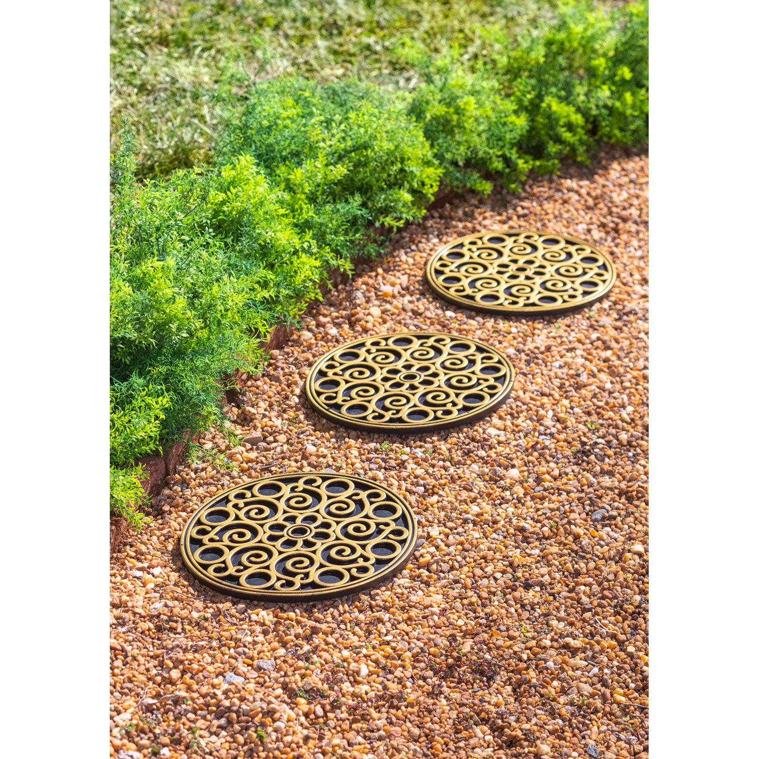 Freeport Park® Rosena Plastic Abstract Stepping Stone - Wayfair Canada