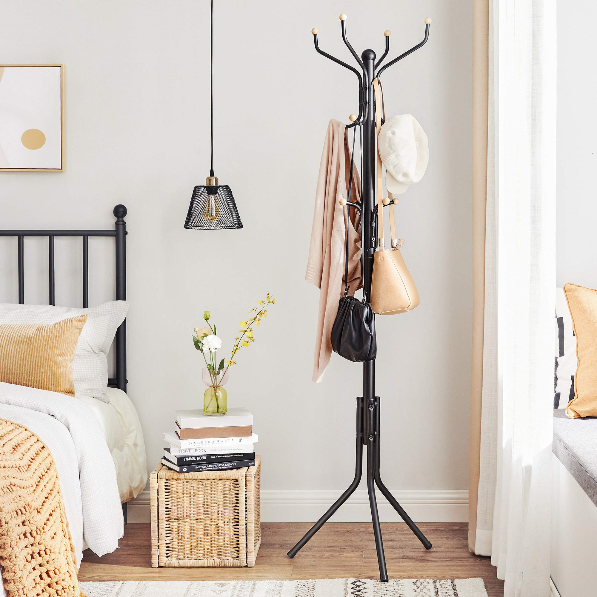Rebrilliant Lower Vobster 12 - Hook Freestanding Coat Stand | Wayfair.co.uk