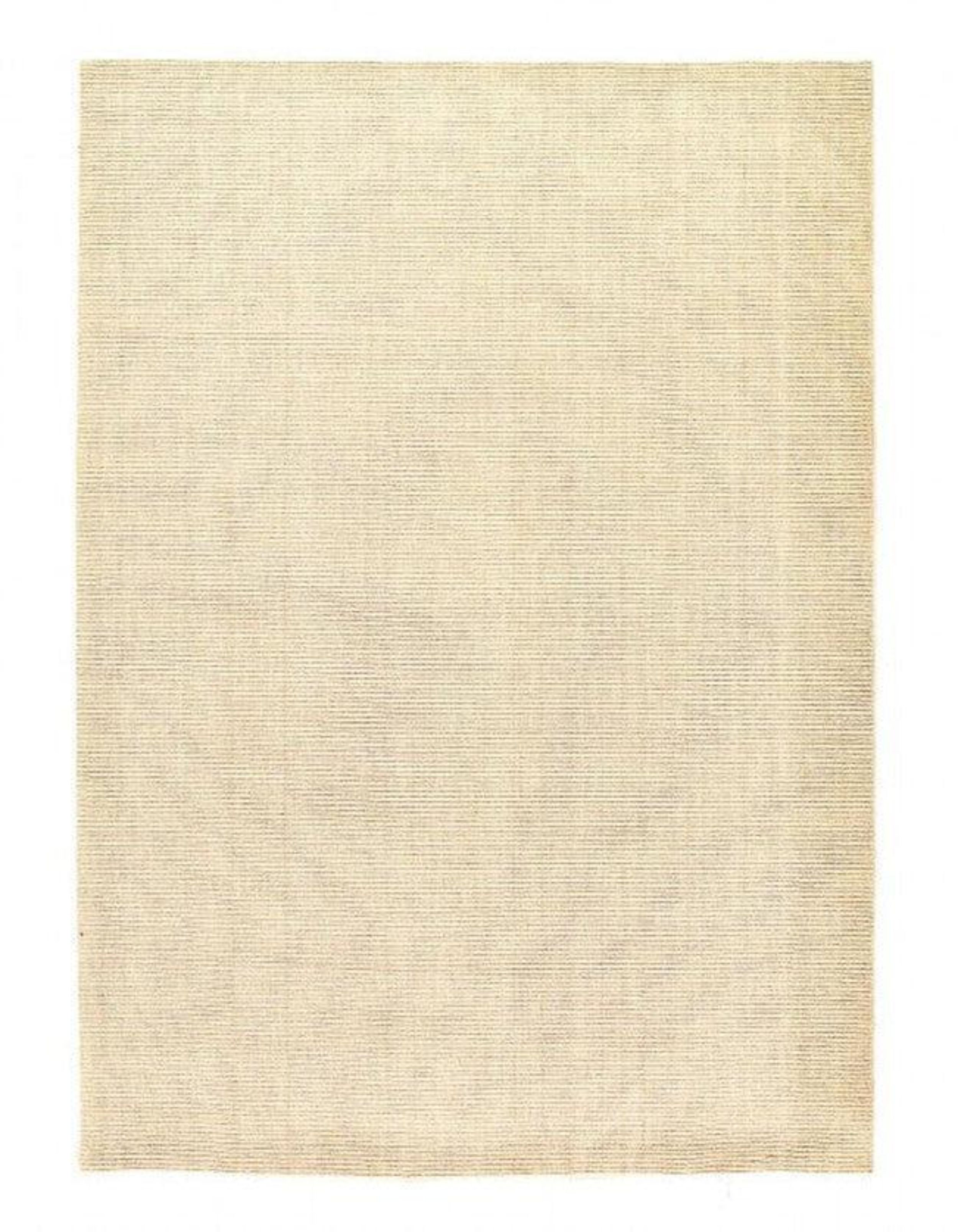 Isabelline No Pattern and Not Solid Color Handmade Rectangle 6'8" x 9'4 ...