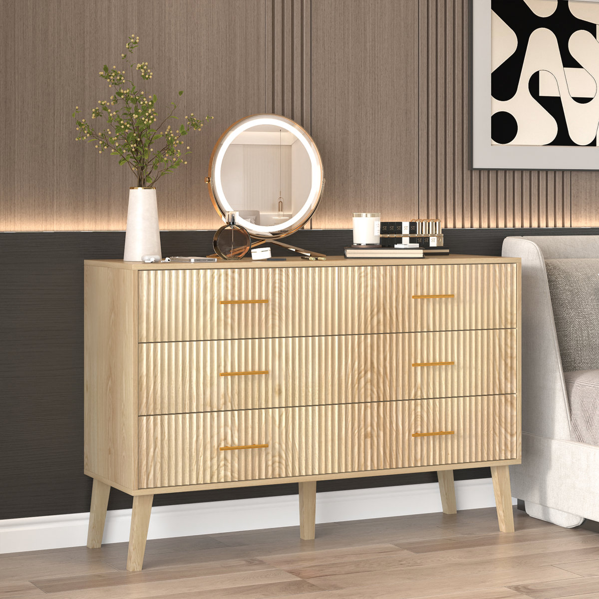 Mercer41 Ruminer 6 - Drawer Dresser & Reviews | Wayfair