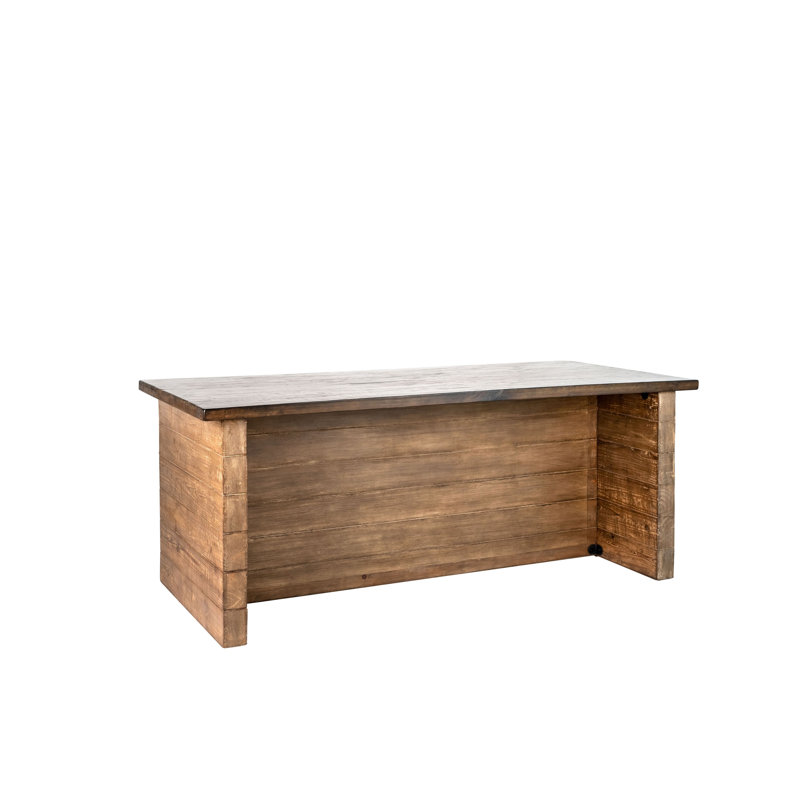Loon Peak® Josepa 90" Wide Counter Table, Java | Wayfair