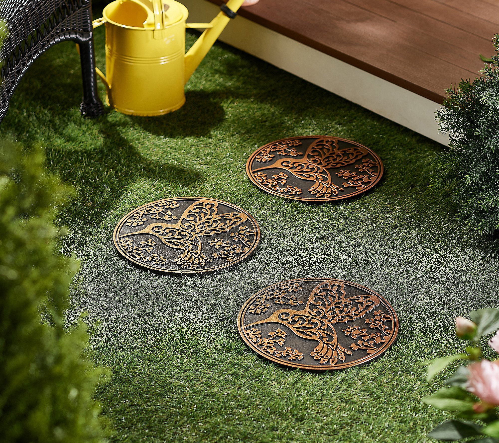 Freeport Park® Hursey 3 Piece Hummingbird Stepping Stone Set & Reviews ...