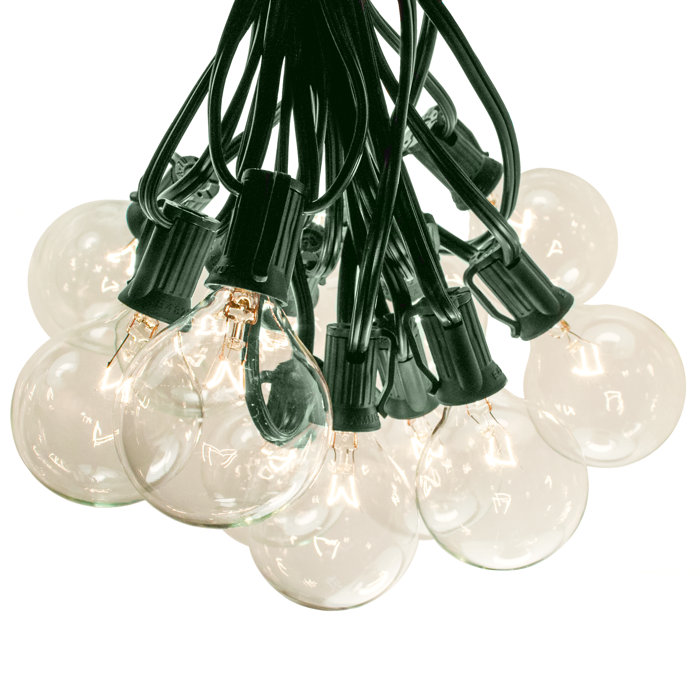 Arlmont & Co. Renfro Outdoor 25 - Bulb 25'' Plug-in String Lights ...