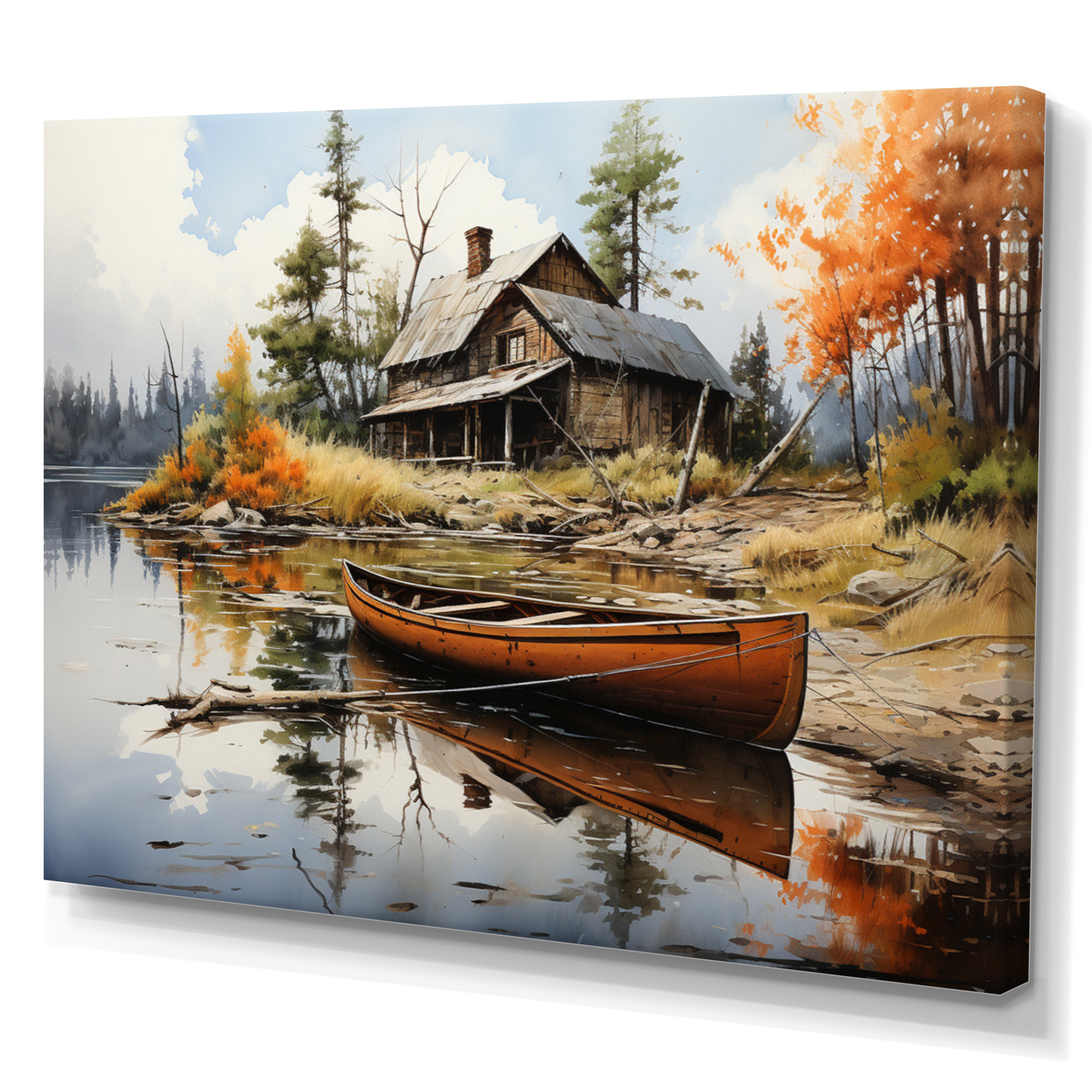 Millwood Pines Brown Lakehouse Reflections Of Solitude III - Lake House ...