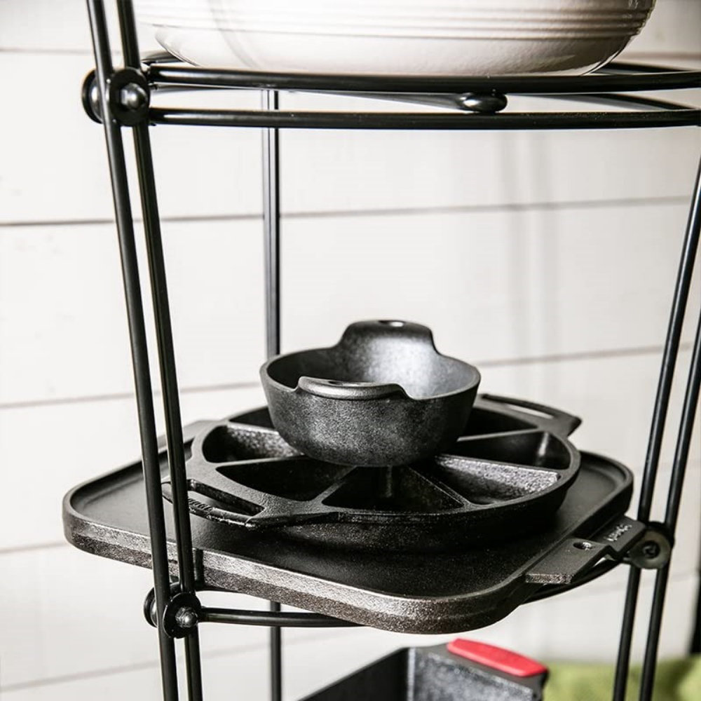 Prep & Savour 6-Tier, Kitchen And Pantry Cast Iron Cookware Storage ...