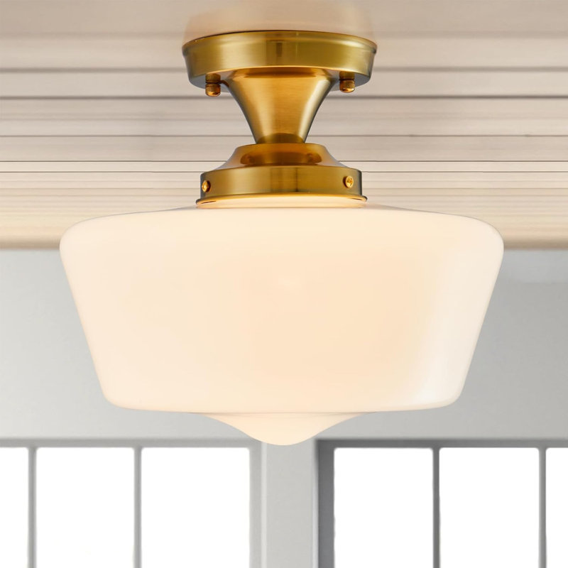 Ebern Designs Modern Golden Ceiling Light | Wayfair