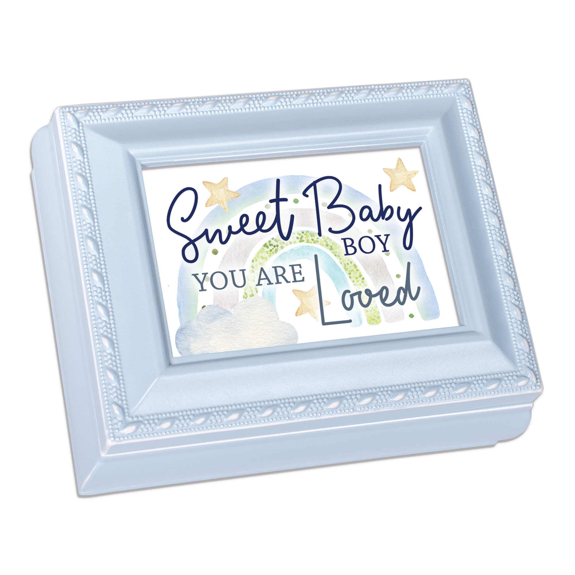 Trinx Earnease Sweet Baby Boy Memory Box | Wayfair