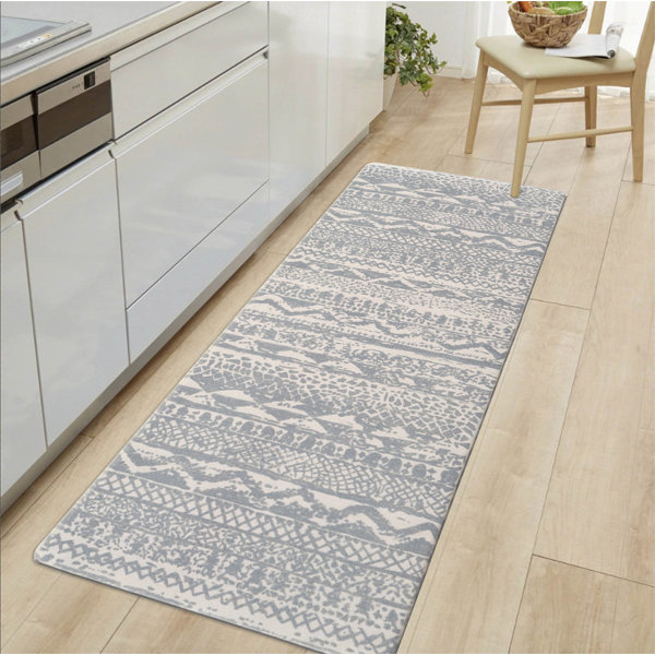 Dakota Fields Geometric Water Resistant Anti-Fatigue Non-Skid Kitchen ...