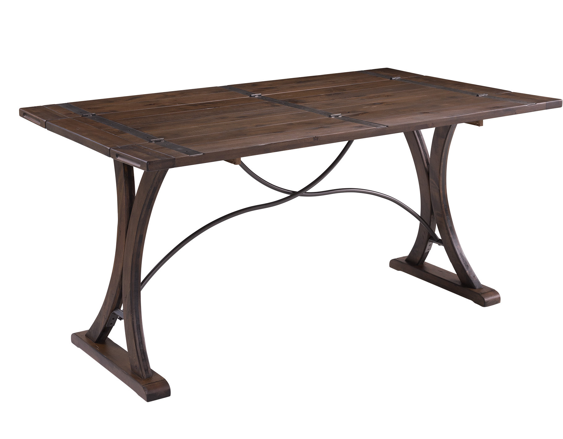 Union Rustic Arriola Double Pedestal Dining Table & Reviews - Wayfair ...
