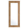 Millwood Pines Rustic Rectangle Wood Mirror for Bathroom Farmhouse ...