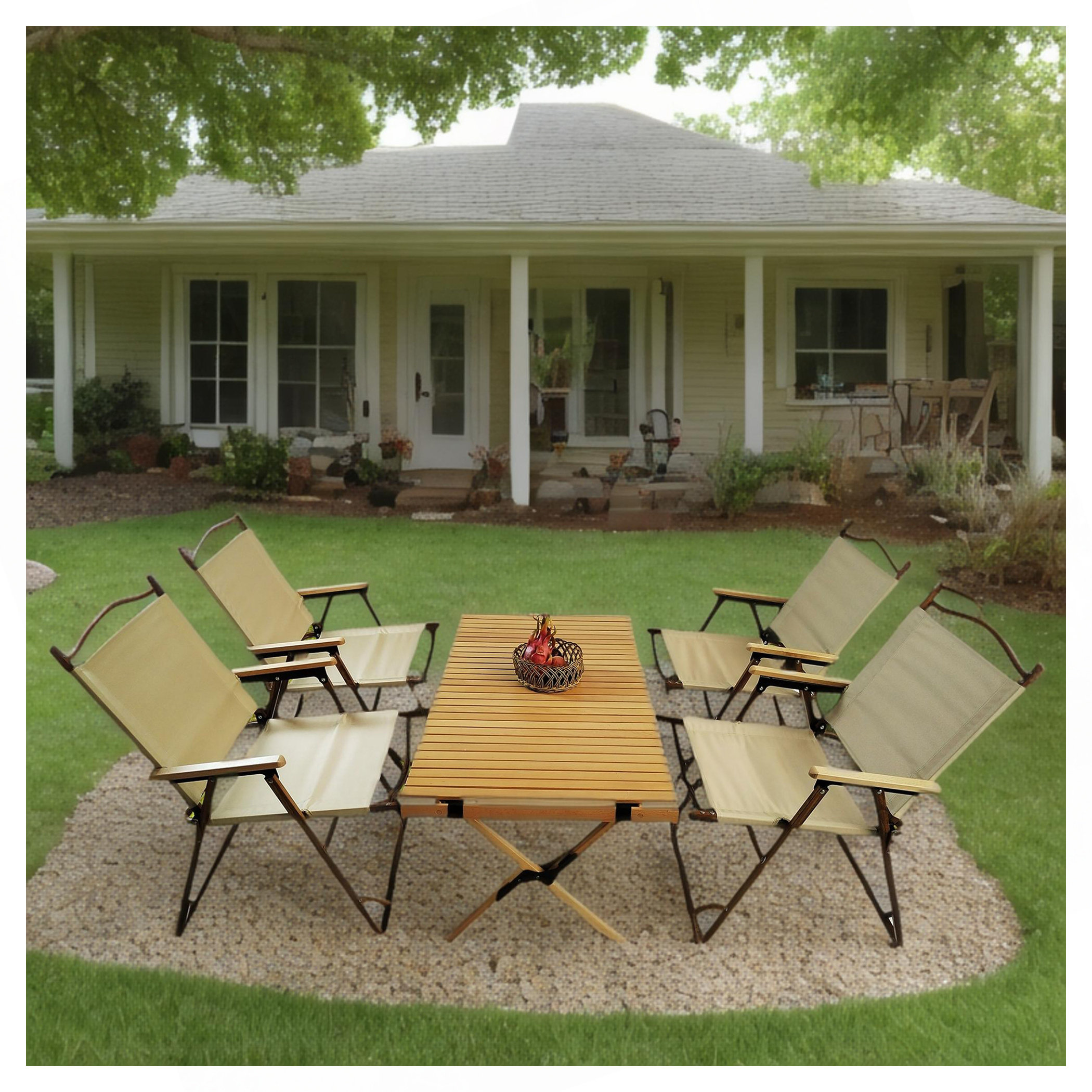 Red Barrel Studio Multi-Function Foldable and Portable Dining Set, 1 ...