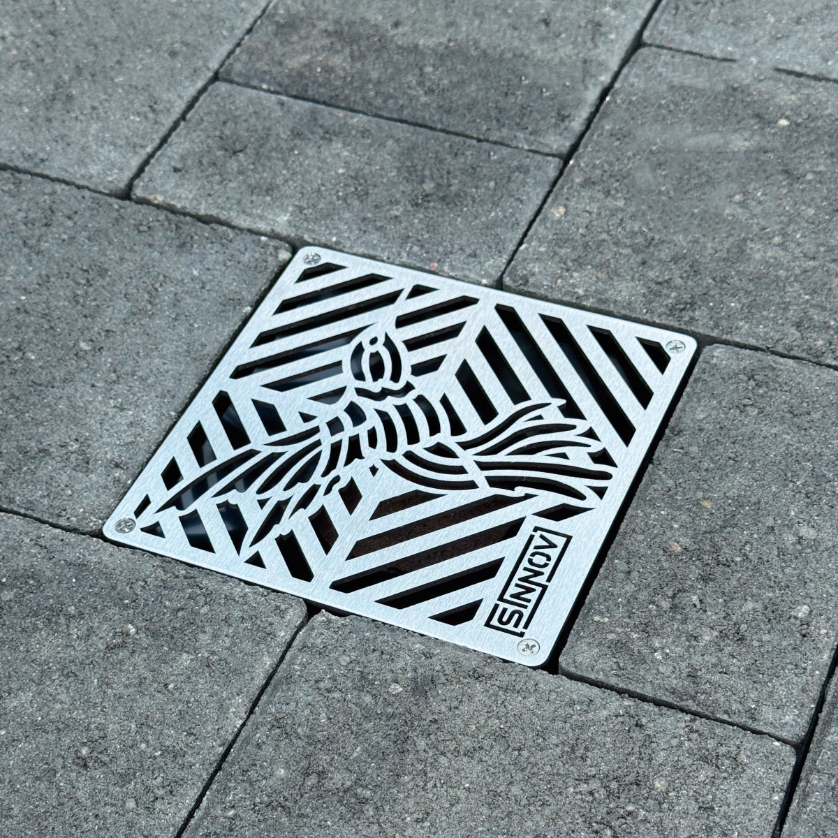 Yard Elements 6 In. Premium Stainless Steel Heavy Duty Square Paver ...