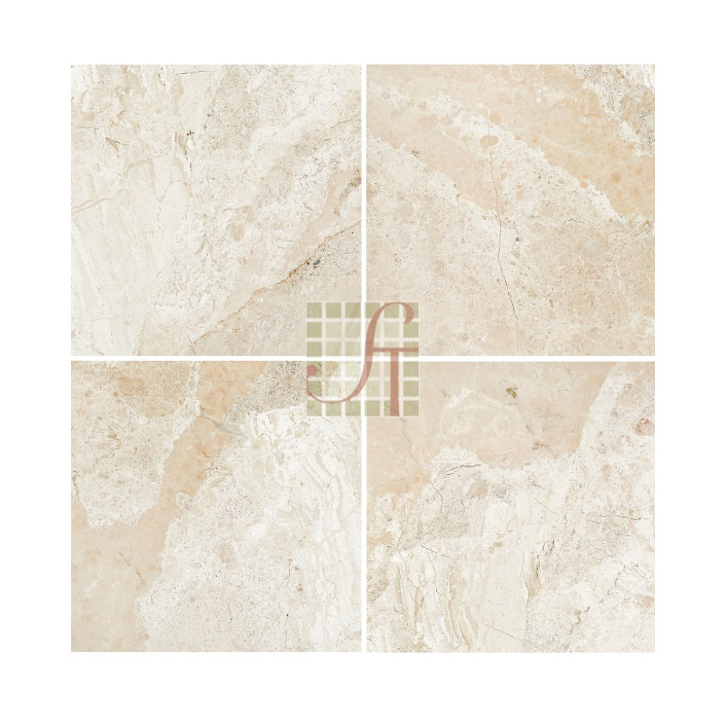 Stone & Tile Shoppe, Inc. 18" x 18" Marble Marble Look Wall & Floor ...