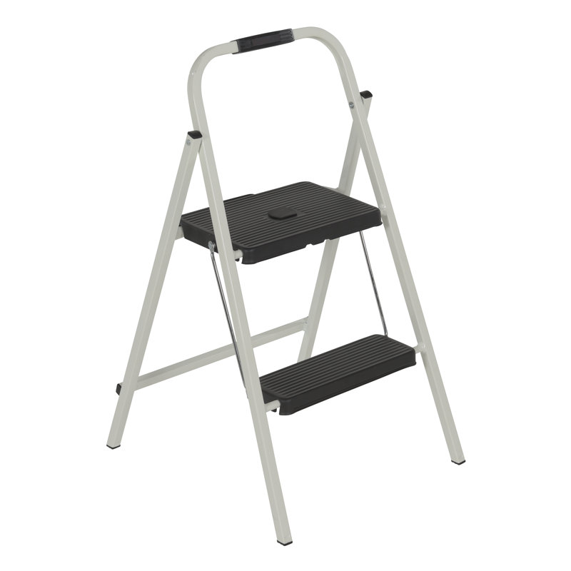 WFX Utility™ Camborne 2 - Step Steel Folding Step Stool | Wayfair