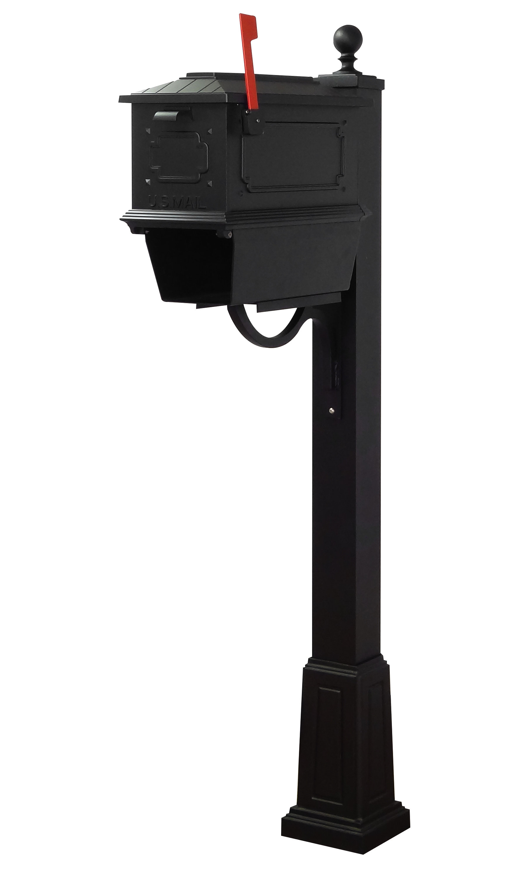 Special Lite Products Kingston Locking Post Mounted Mailbox | Wayfair