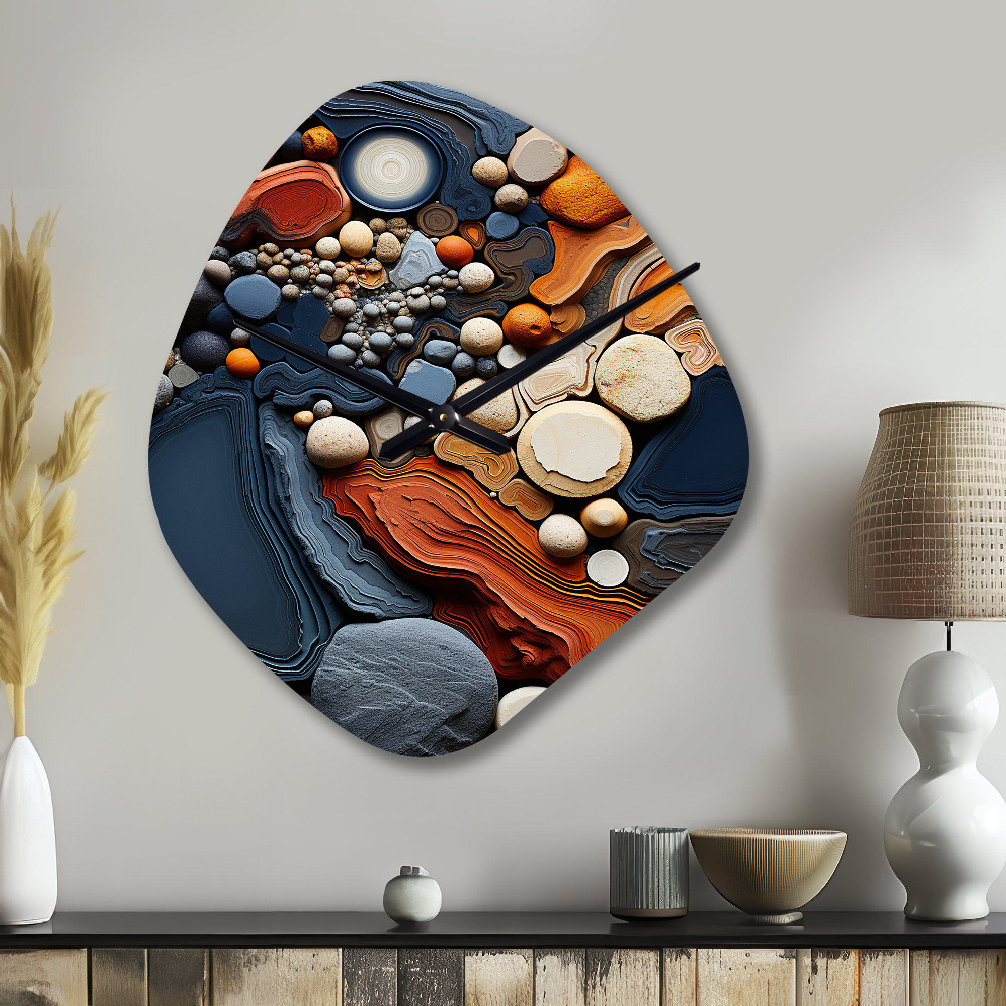 Design Art Desert Tapestry Collage III - Nebula Shape Unique Desert ...