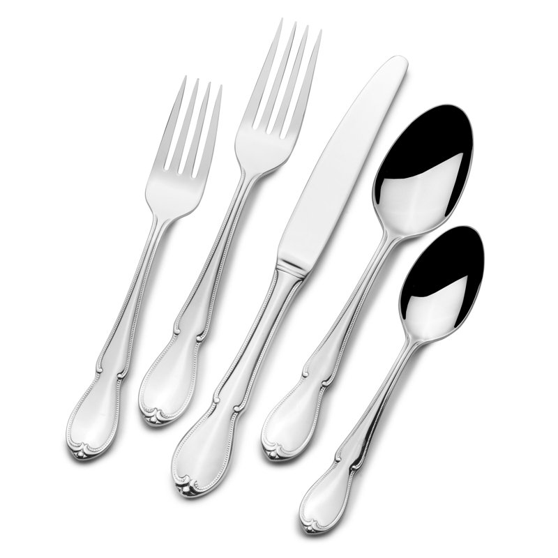 Mikasa Marseille 20-Pc Flatware Set, Stainless Steel, Service For 4 ...