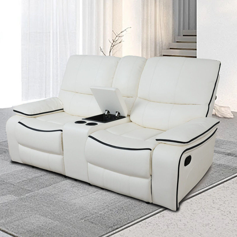 Ivy Bronx Leshawnda Faux Leather Recliner | Wayfair