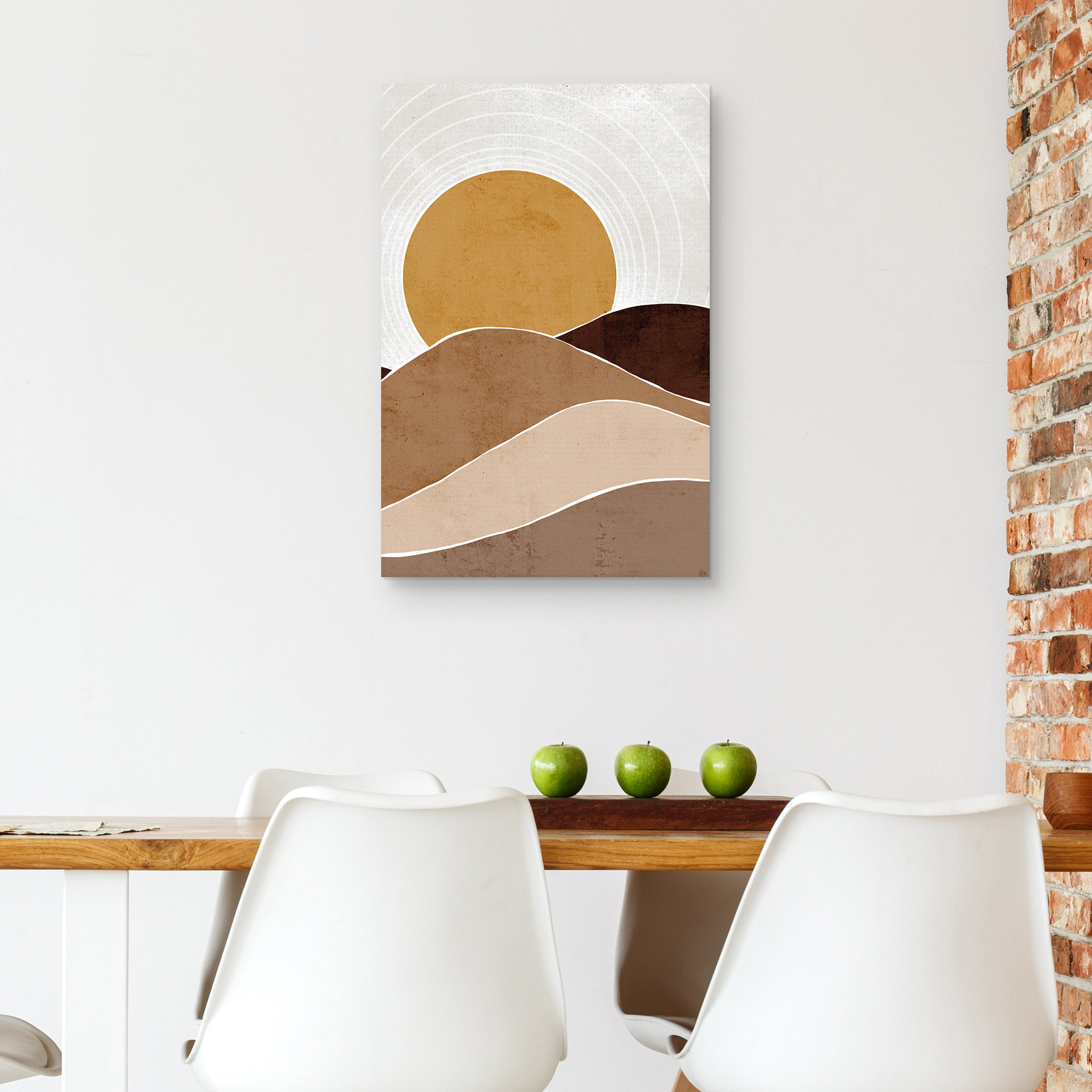 George Oliver Sienna Horizons I by Belle Maison - Wrapped Canvas Print ...