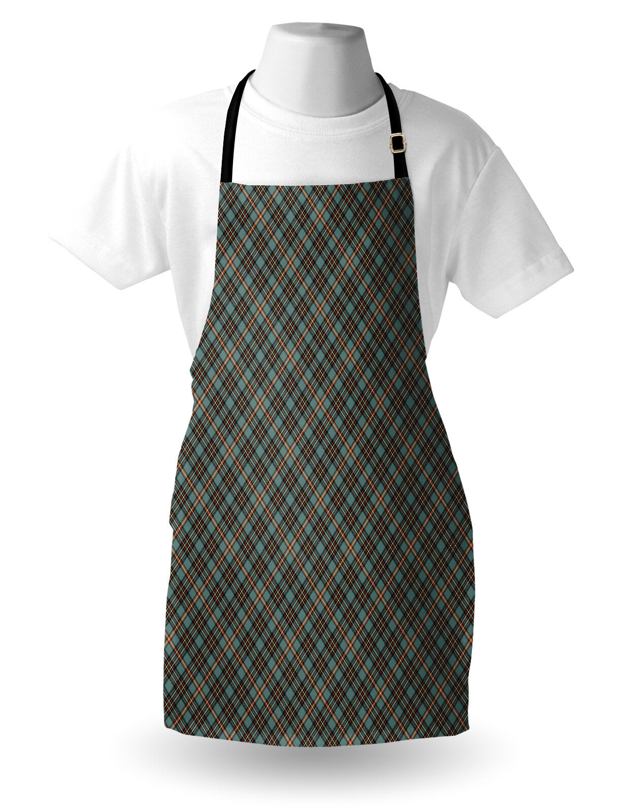One Allium Way® Abstract Apron Unisex Classic Plaid Inspired Adult Size ...