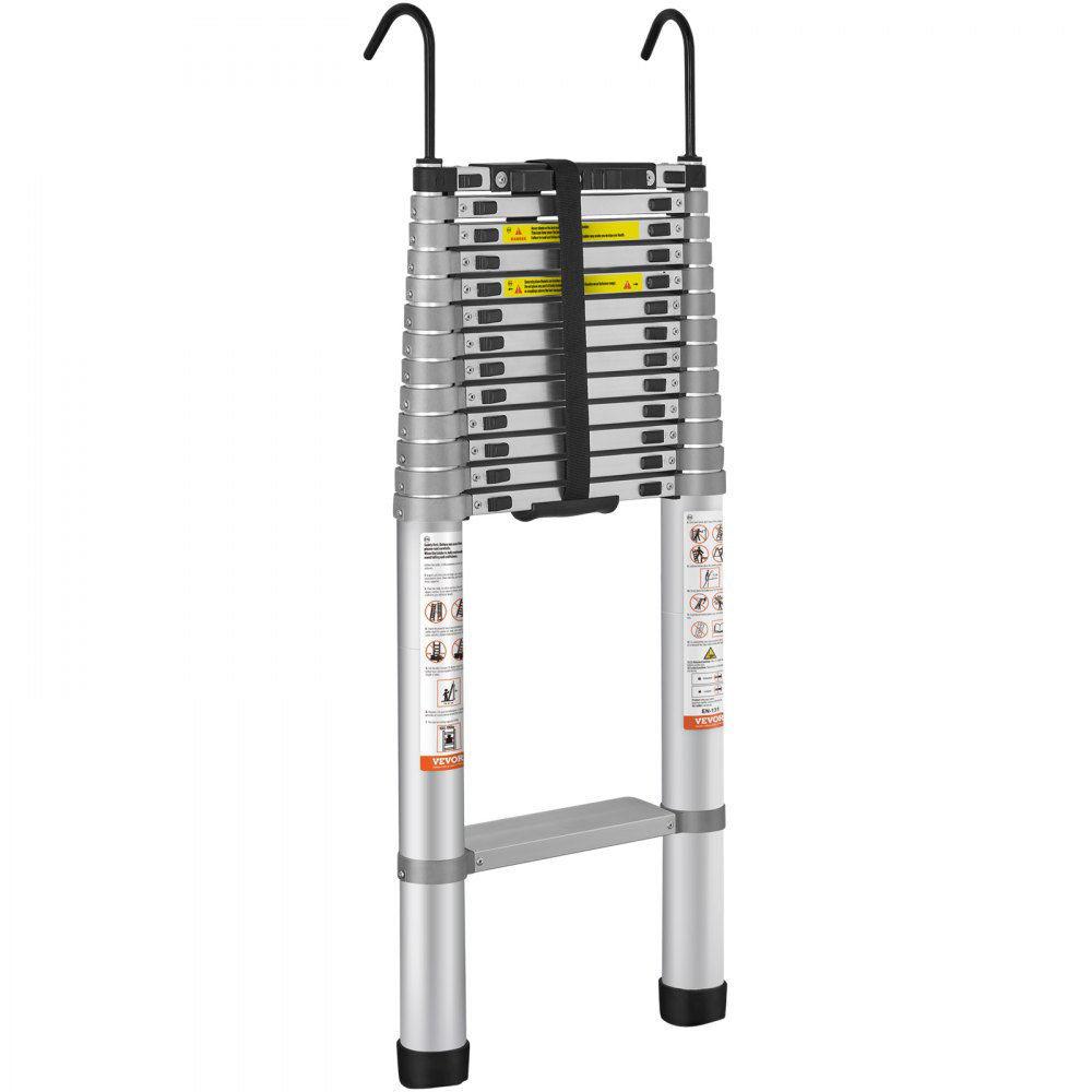 WFX Utility™ Telescoping Ladder,Aluminum One-button Retraction ...