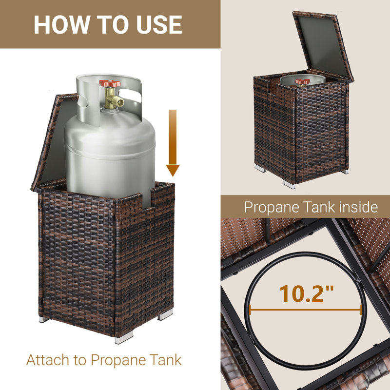 Winado Fire Pit Propane Tank Cover & Reviews | Wayfair