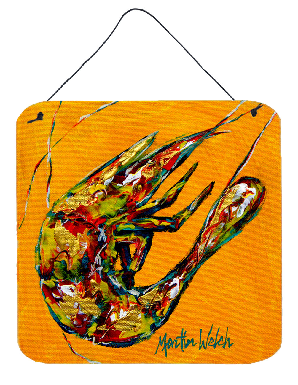 Caroline's Treasures Shrimp Remy by Martin Welch Painting Print Plaque ...