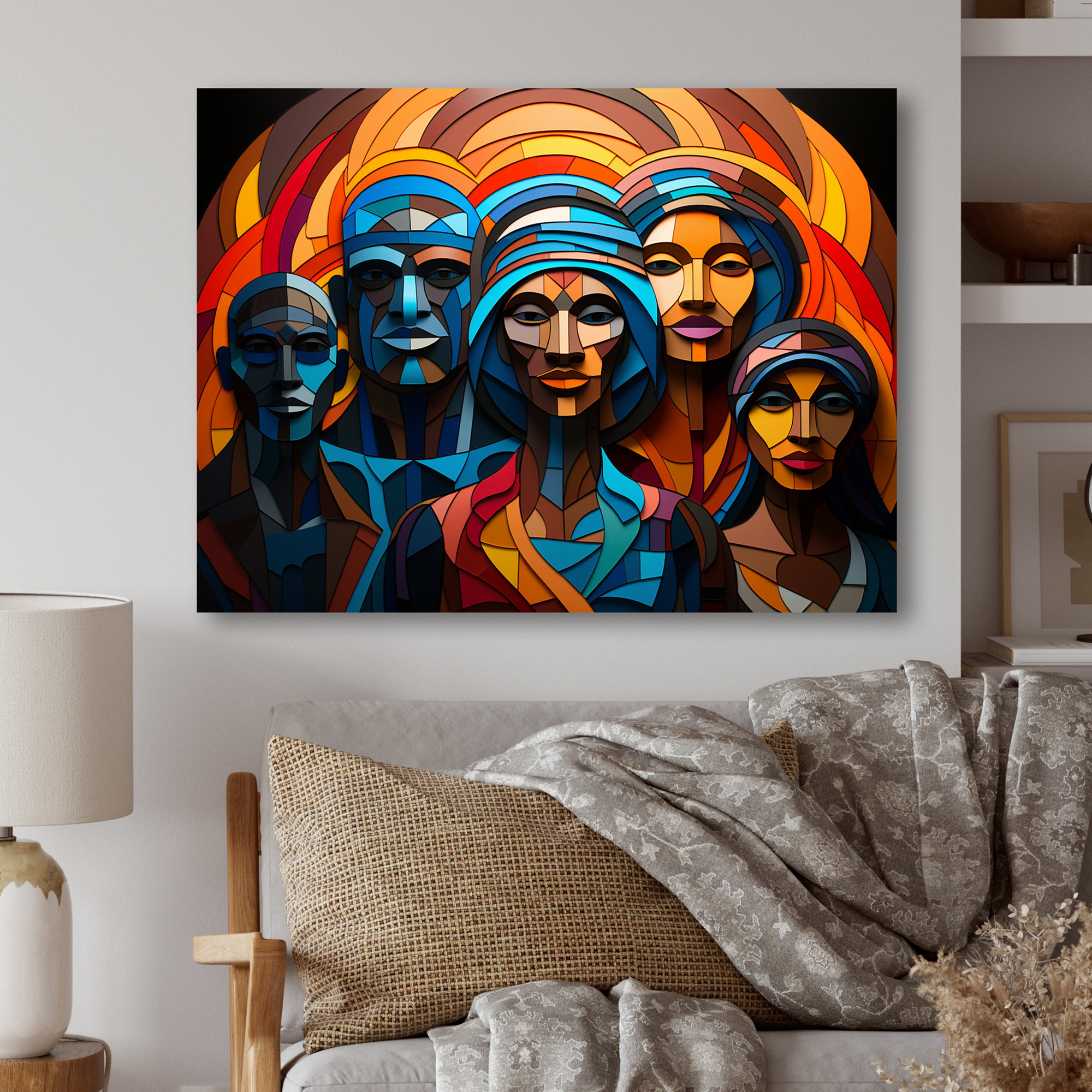 Ivy Bronx Blue African Ancestral Legacy III - African American Art ...
