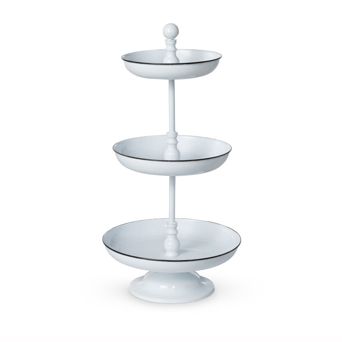 Park Hill Collection 3-Tiered Enamelware Server | Wayfair