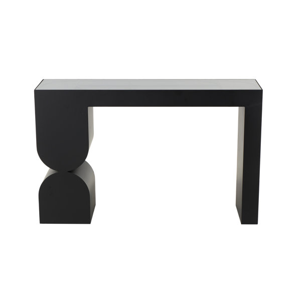 Brayden Studio® Cole And Grey Geometric Console Table With Stacked ...