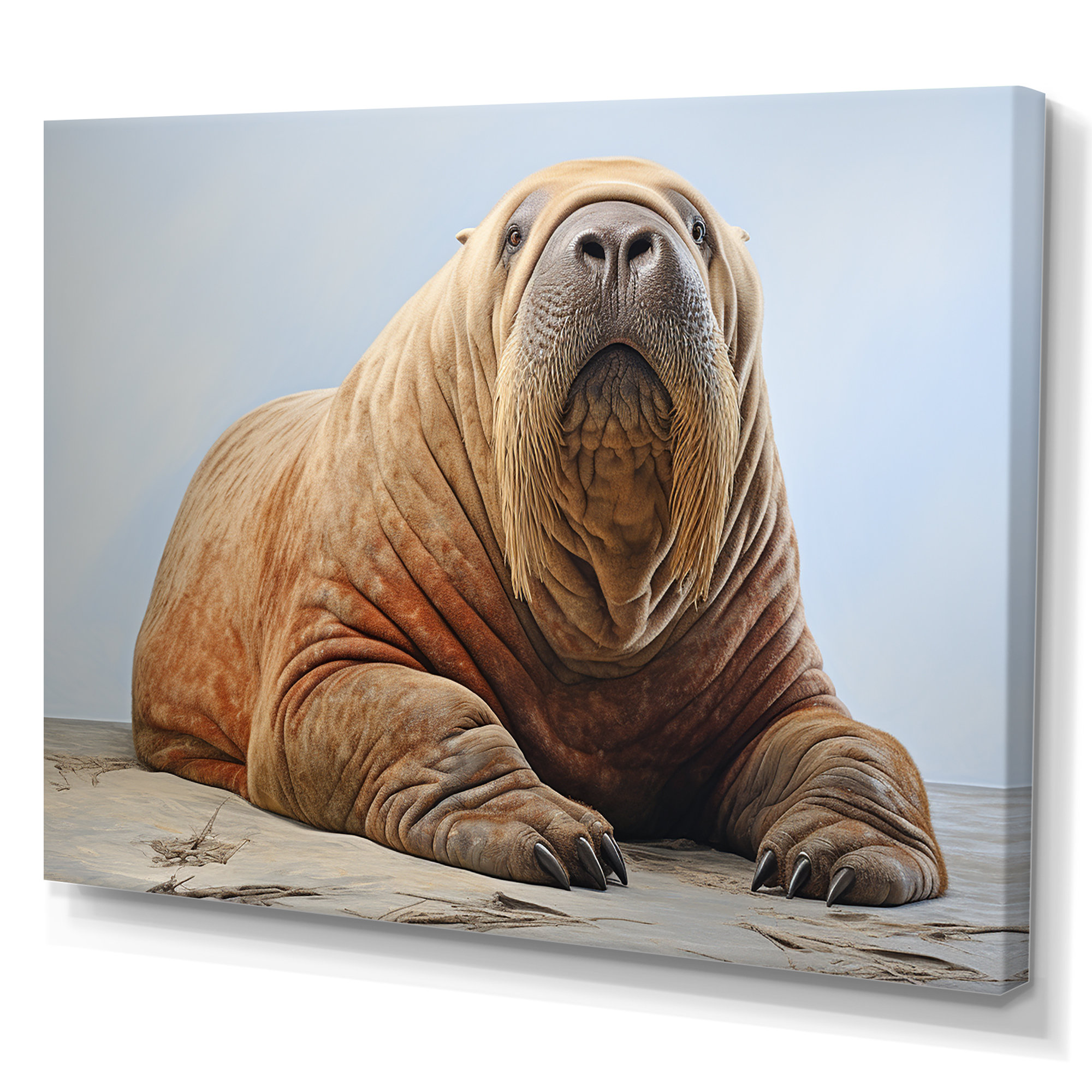 Design Art Lazy Walrus Habitat - Walrus Canvas Prints - Wayfair Canada