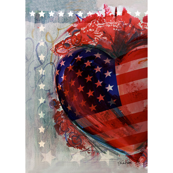 Toland Home Garden Double Sided Polyester Independence Day Garden Flag ...