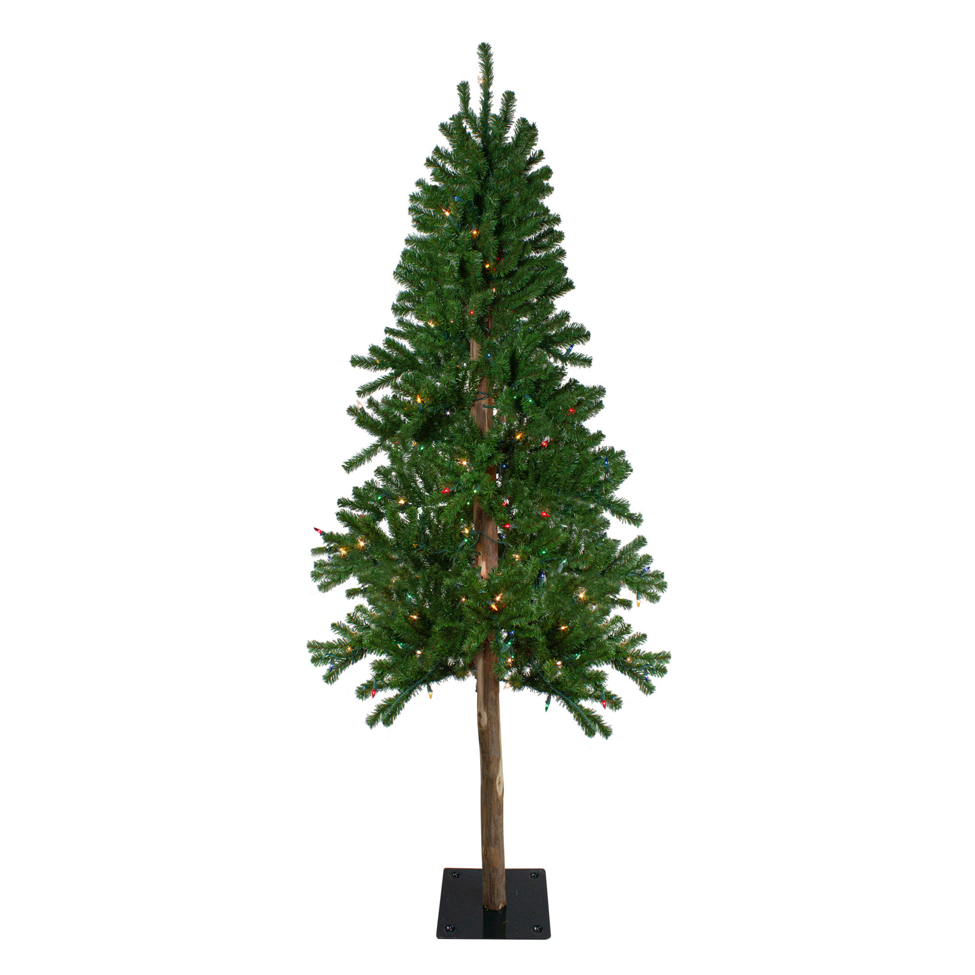 Northlight Seasonal 7' Pre-Lit Alpine Artificial Christmas Tree - Multi ...