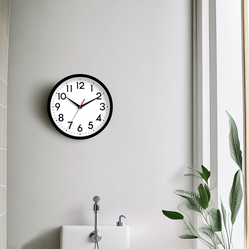 Latitude Run® 14 Inch Wall Clock, Large Wall Clocks Battery Operated ...