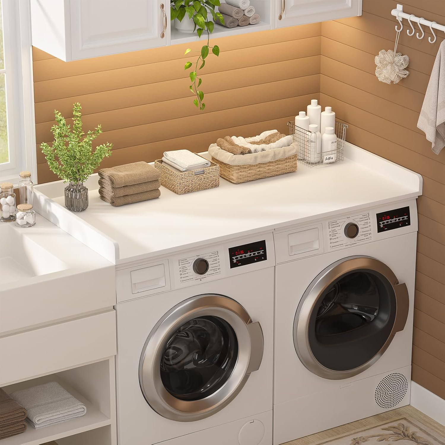 Aheaplus Washer and Dryer Countertop & Reviews | Wayfair