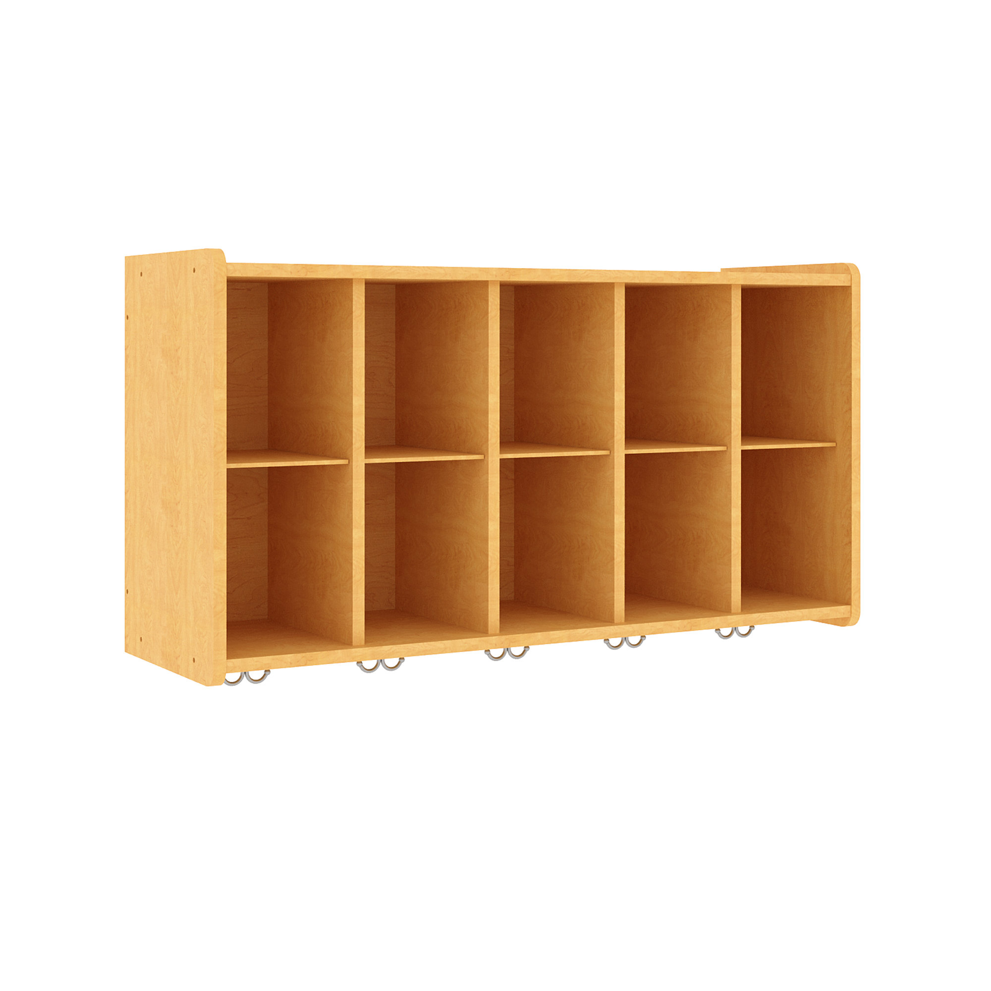TotMate Tot Mate 10 Compartment Hook Wall Mounted Cubby Storage ...