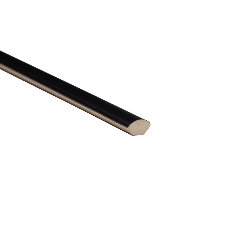 Qube Tiles Shades Black .5" x 12" Jolly Pencil Matte Tile Trim ...