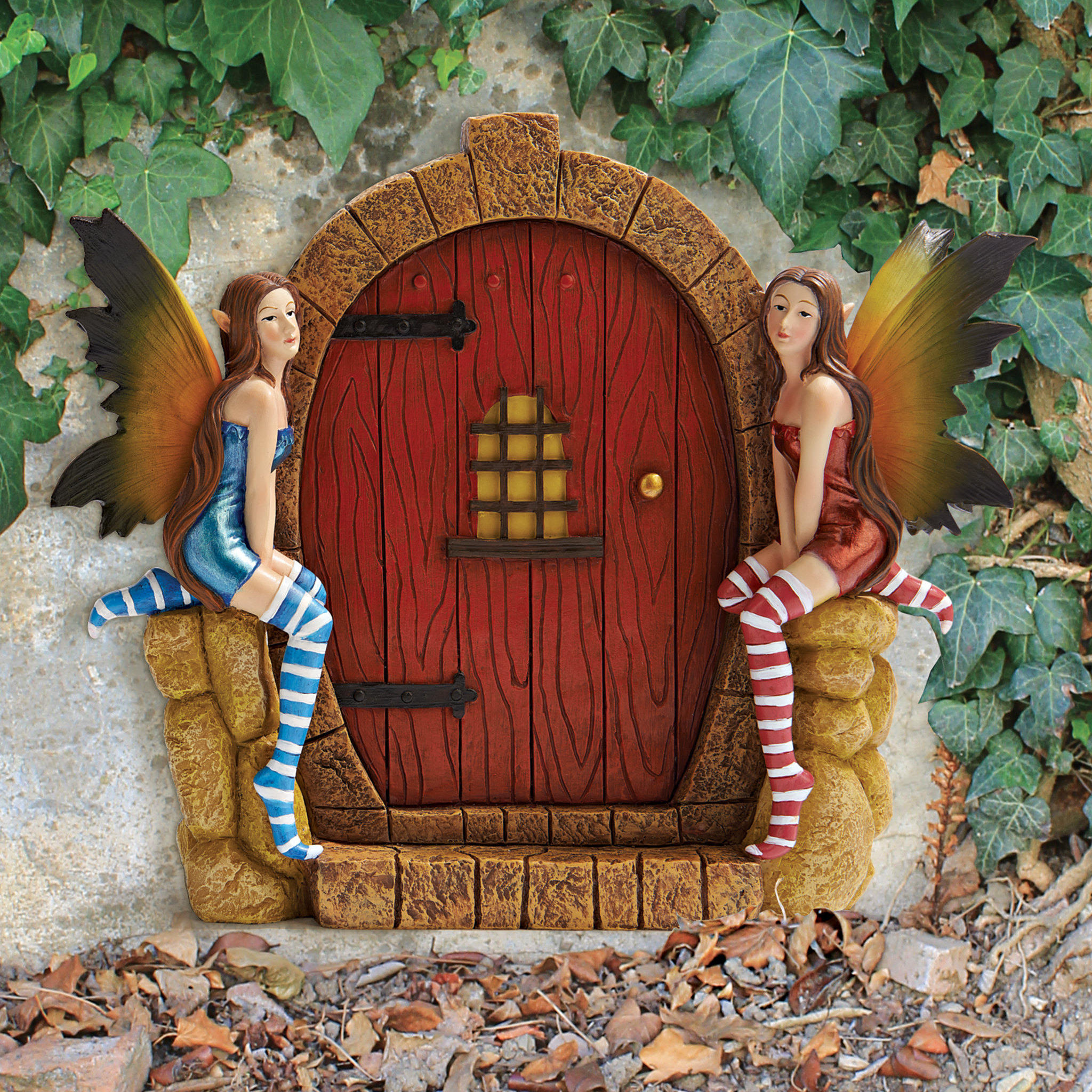 Design Toscano The Enchanted Portal Fairy Door Wall Sculpture & Reviews ...