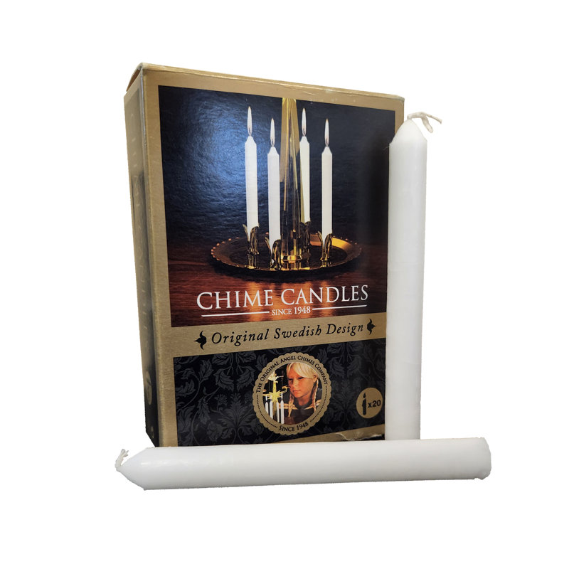 The Holiday Aisle® Angel Chime Candles, Box of 20 | Wayfair