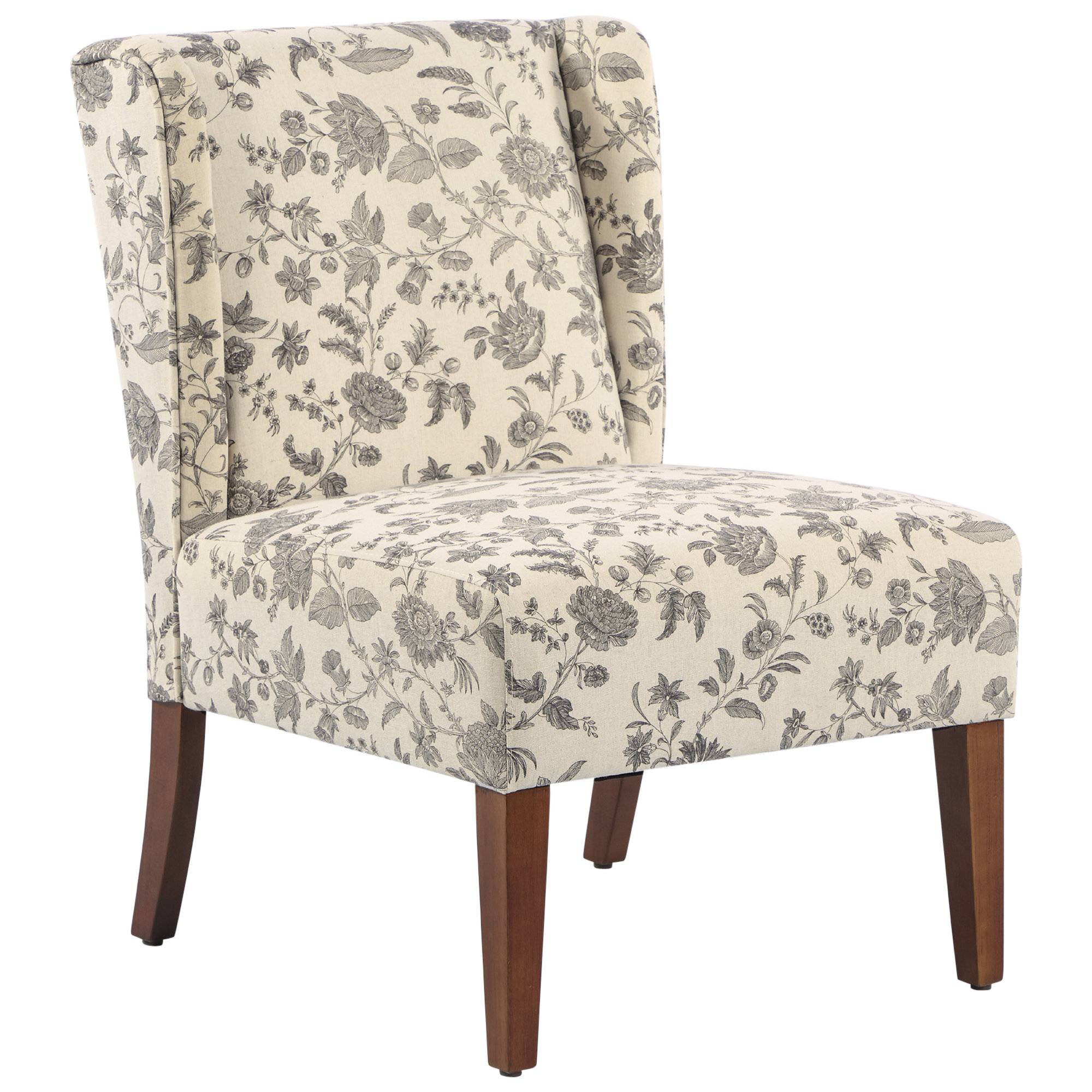 Winston Porter Pamplona 24'' Wide inen Side Chair & Reviews | Wayfair