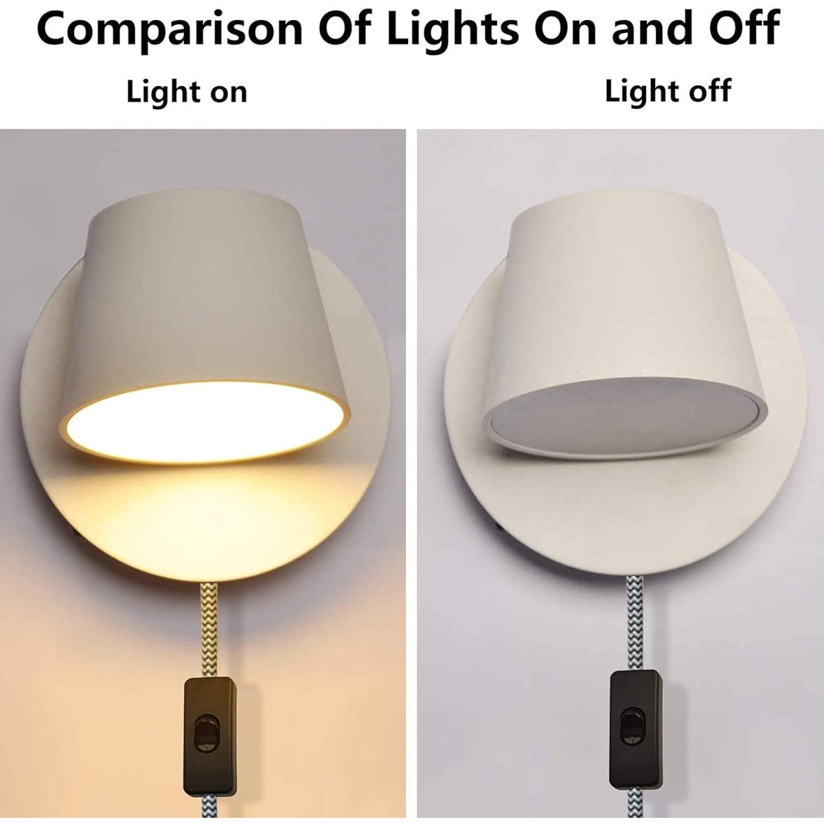 Wrought Studio™ Charlote Directional Led Armed Sconce Plug-in ...